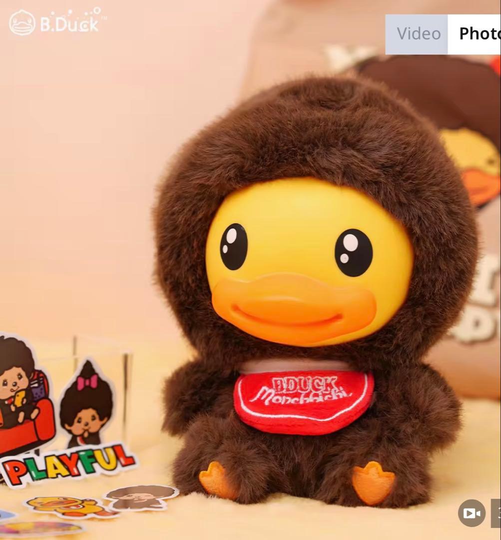 激レア　B.Duck & Monchhichi コラボぬいぐるみ　海外限定