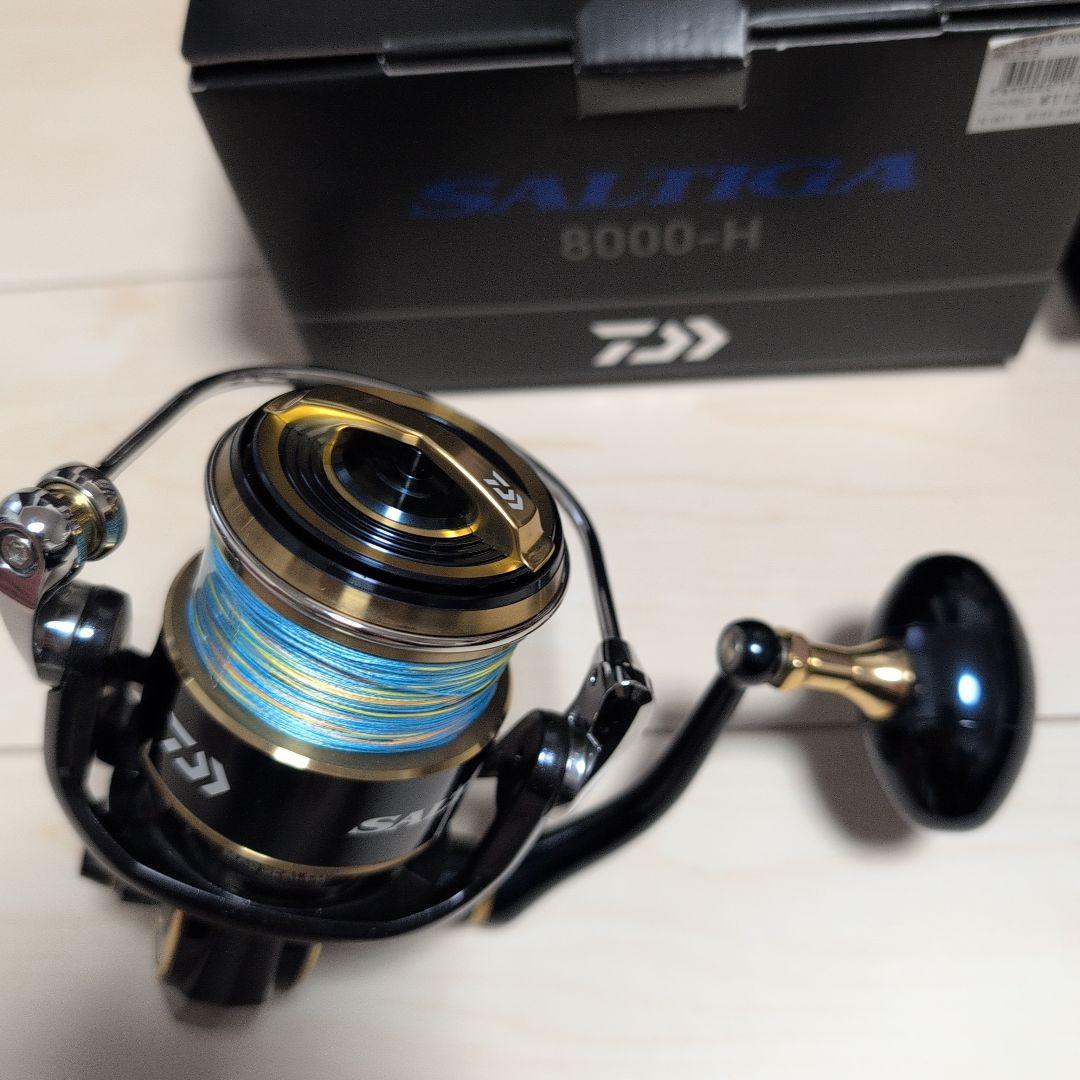 値下げ極美品　1度のみ使用　Daiwa ソルティガ 8000-H リール 専用