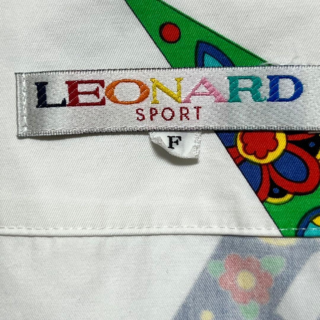 LEONARD SPORT レオナール　ゴルフ柄 ゴルフ ジャケット　FREE