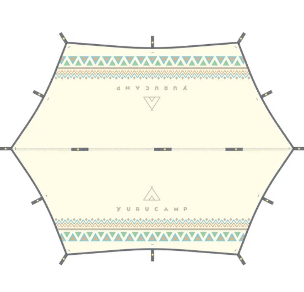 ゆるキャン　ヘキサタープ