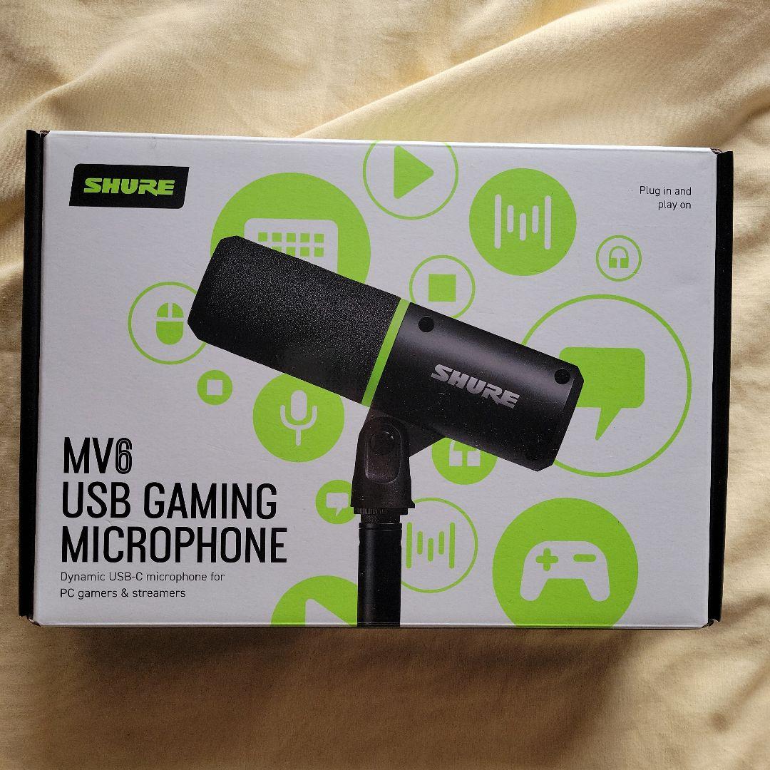 SHURE MV6 USB Gaming Microphone ゲーミングマイク