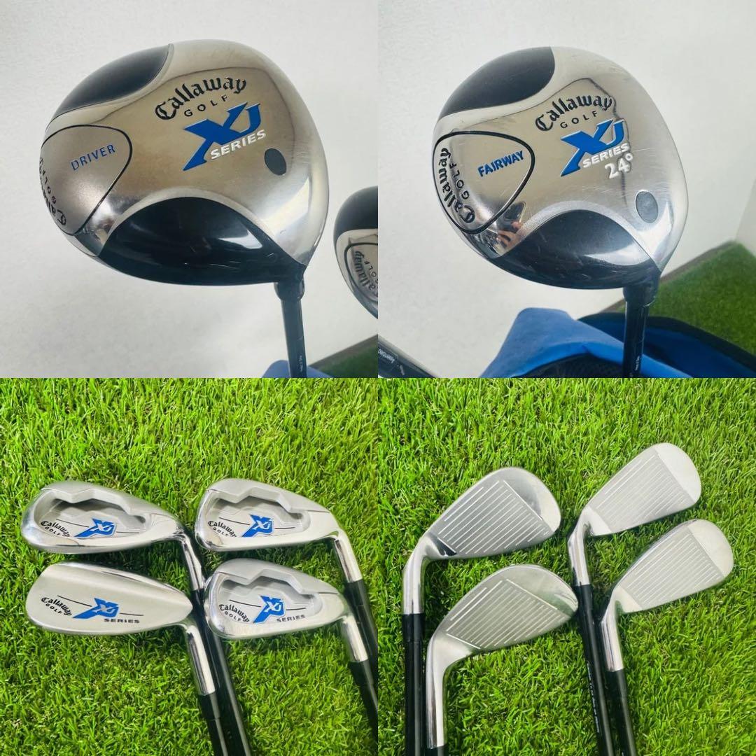【10〜12歳子供用】Callaway xj ジュニア ゴルフクラブセット