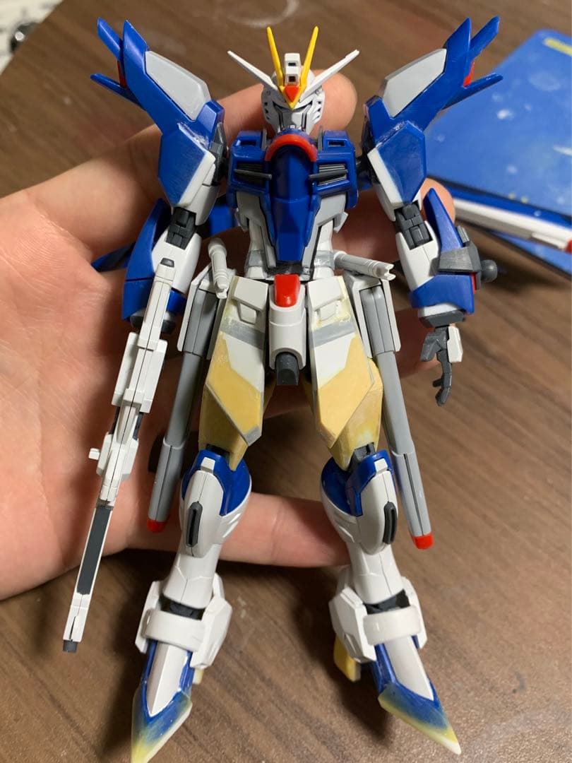 製作中HGライジングフリーダムガンダム　改修　ガンプラ