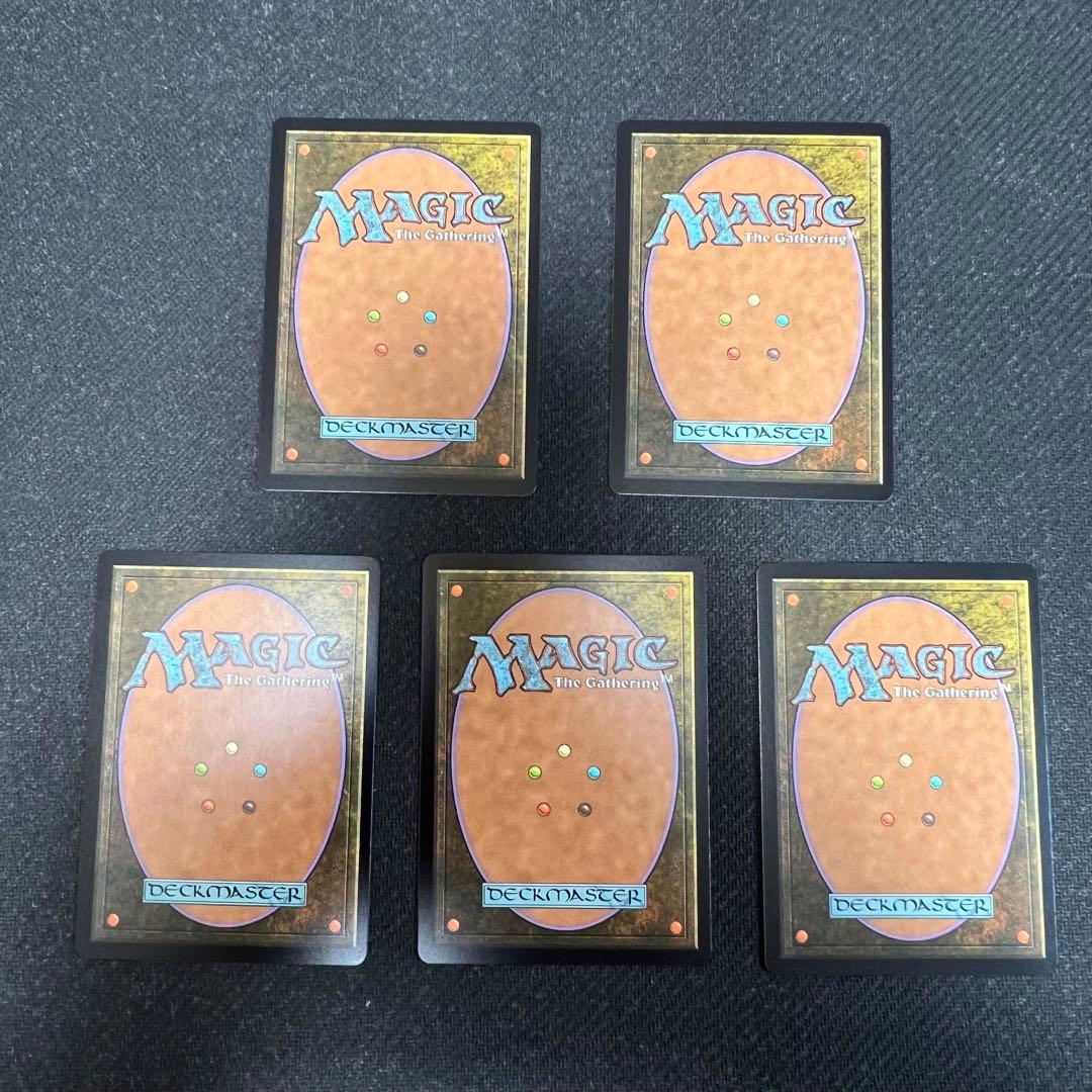 MTG SLD スパイダーマンレイズドFOIL 基本土地 ５枚セット