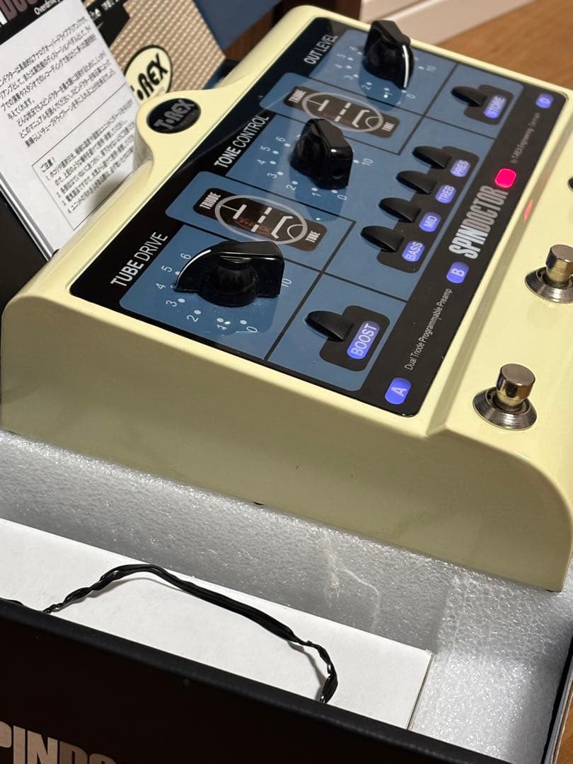 T-REX SPINDOCTOR／T-レックス エフェクター／プリアンプ 真空管