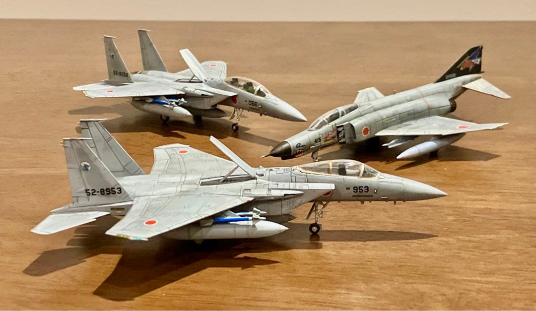 F-15J/DJ イーグル & F-4EJ改ファントム 1/144