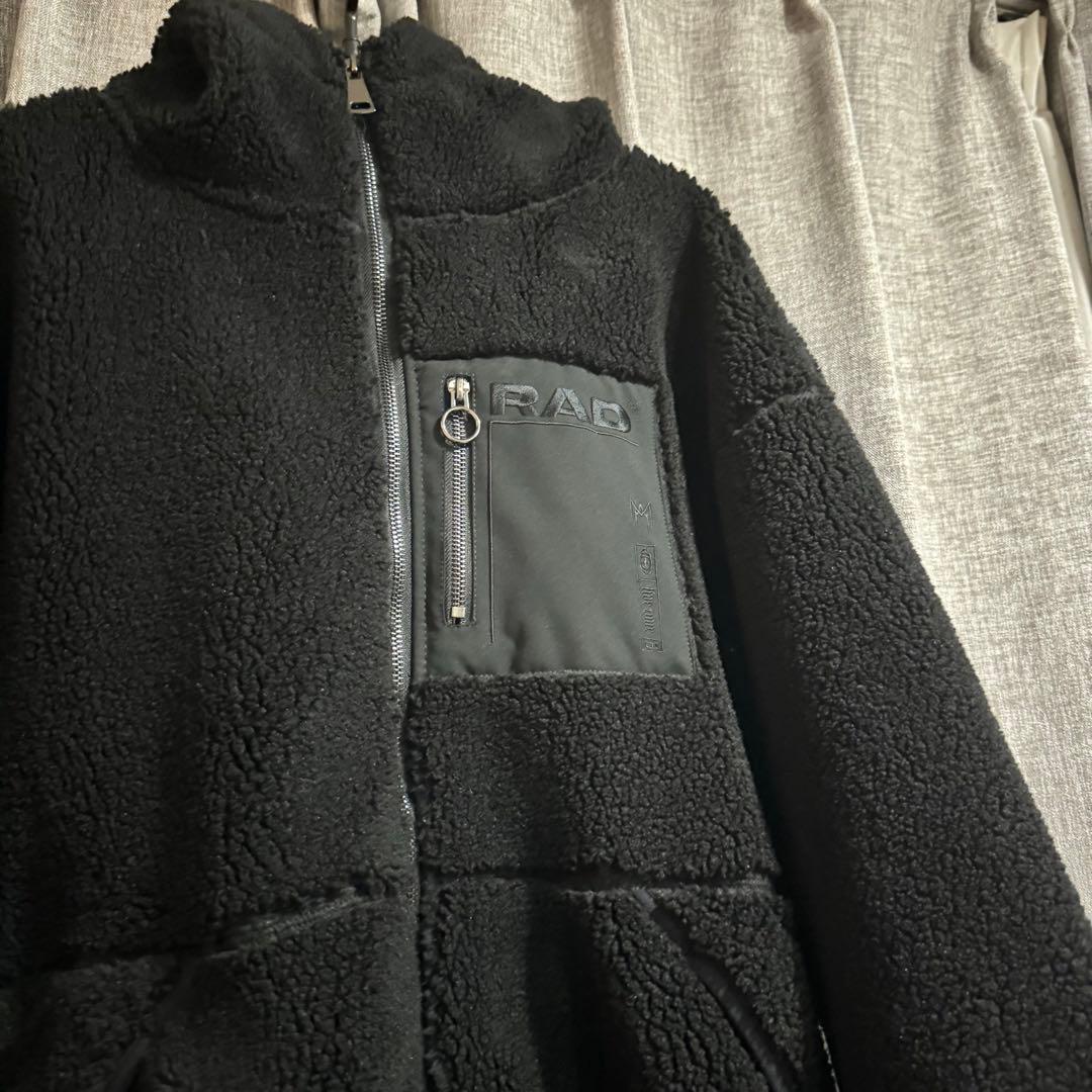 【受注生産】RADMARKET BOA HOODIE ブラック FREEサイズ