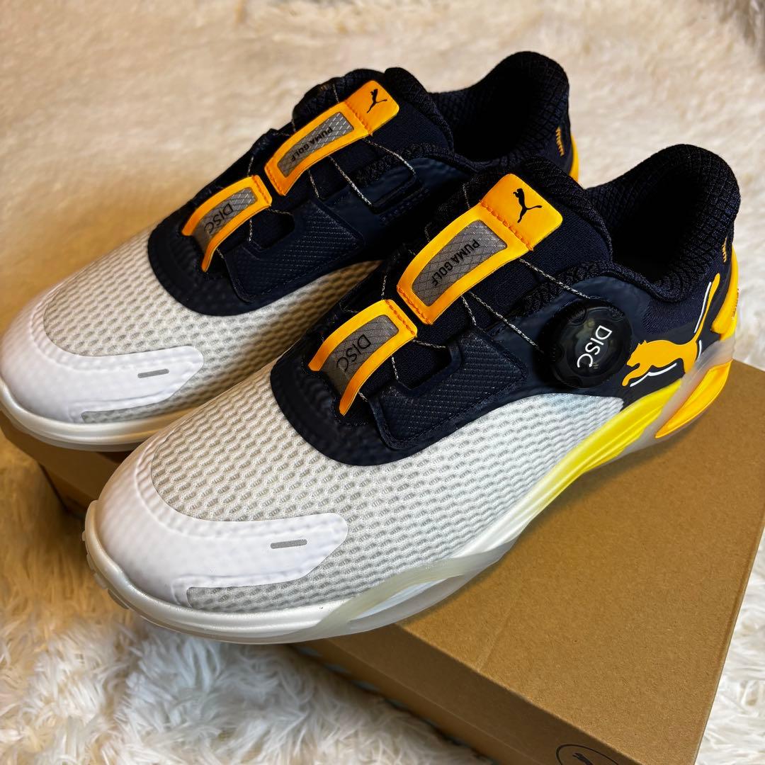 【未使用】PUMA NITRO スパイクレスゴルフシューズ BOA 25cm白紺