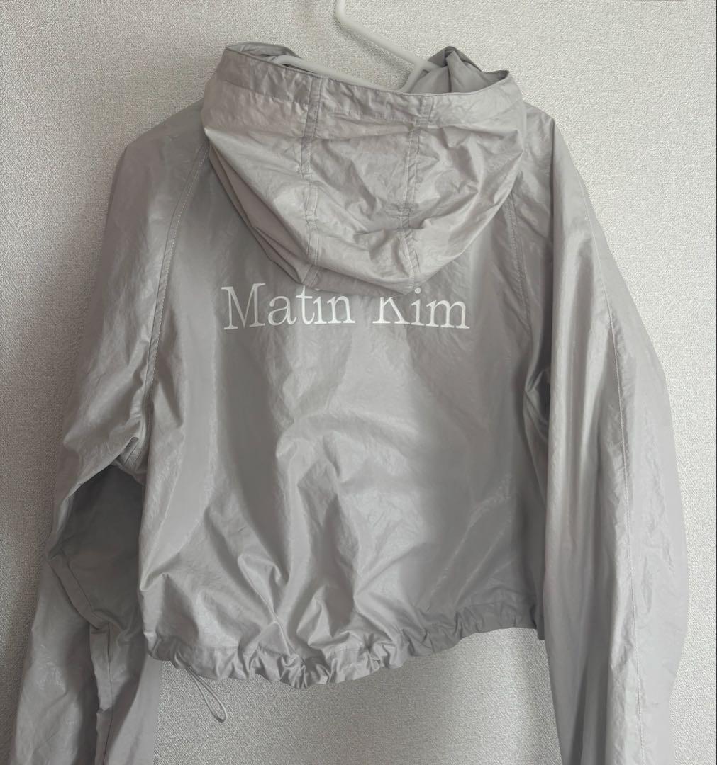 ウォーキング・ランニングウェア MatinKim MATIN CROP HOODY COATING JUMPER