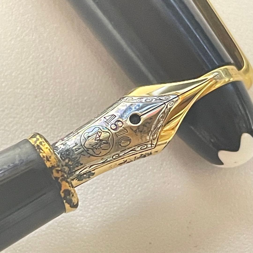 【実用品】MONTBLANC マイスターシュテュック 144 万年筆 14K