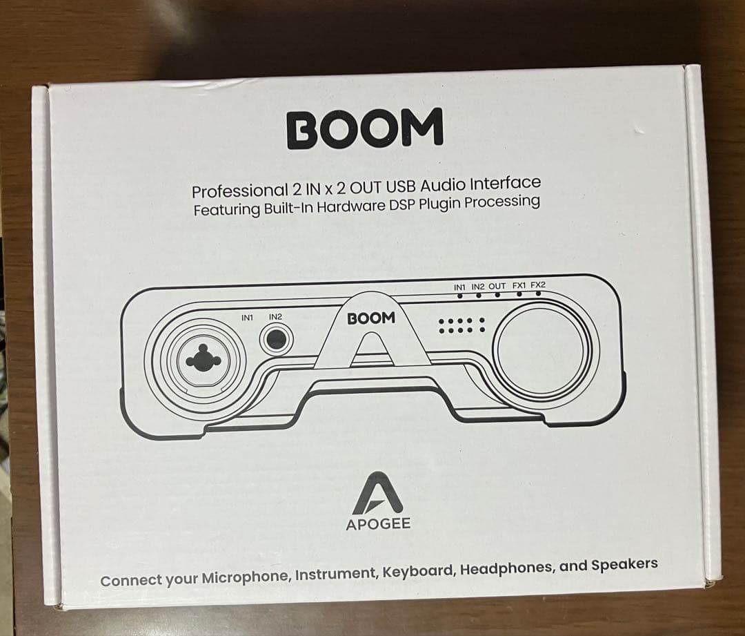 Apogee BOOM オーディオインターフェース