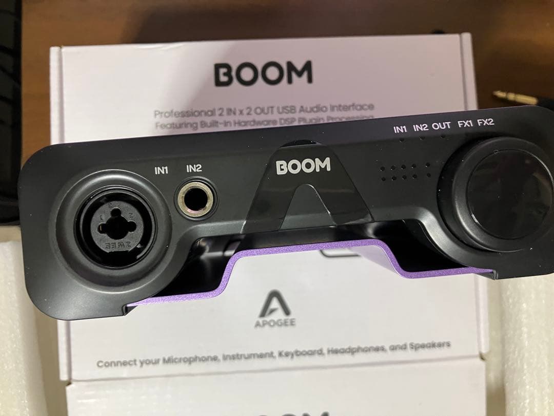 Apogee BOOM オーディオインターフェース