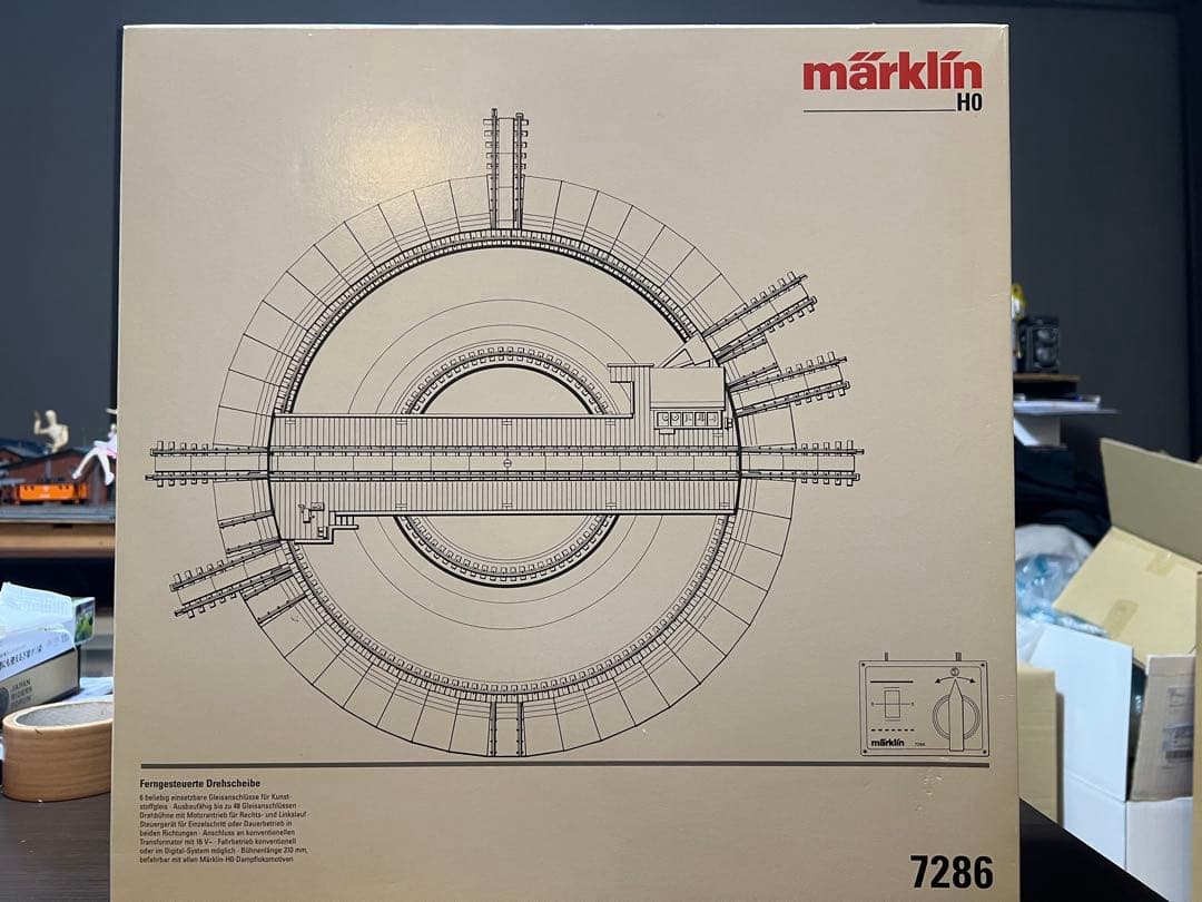 メルクリン HOゲージ(Kトラック) ターンテーブル 7286 おまけ付き