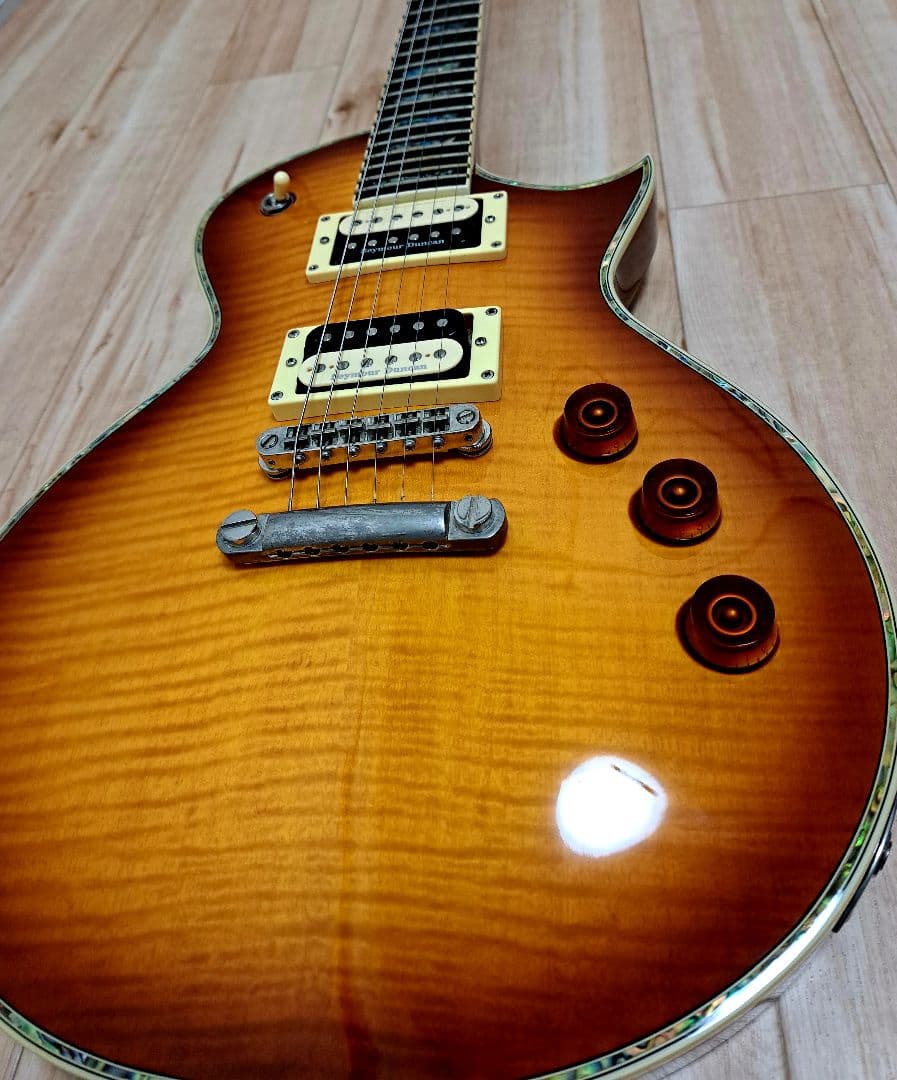 【入手困難】LTD EC-1000FM Amber Sunburst
