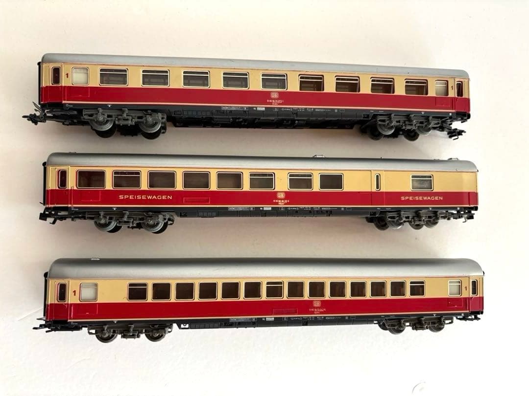 Märklin　メルクリン　HO　1974年製　TEE 客車　3両セット