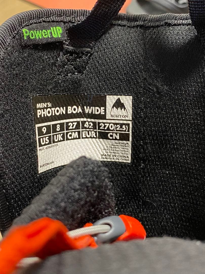 美品BURTON PHOTON BOA WIDE
