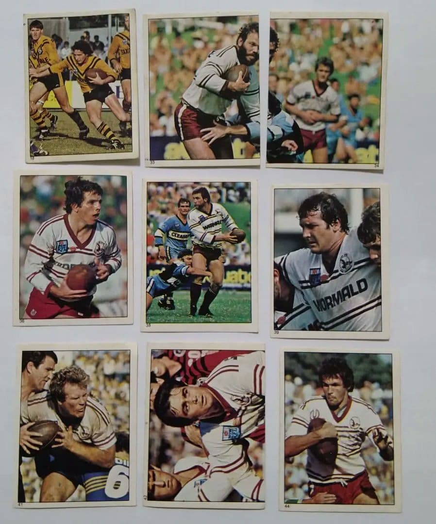 その他 SCANLENS 1984 NRL RUGBY LEAGUE STICKERS