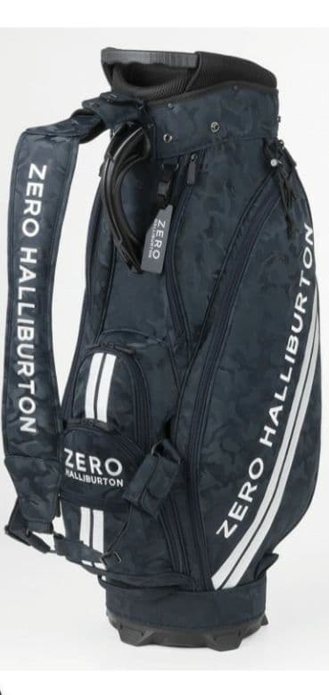 【超美品】ZERO HALLIBURTON キャディバッグ ネイビー