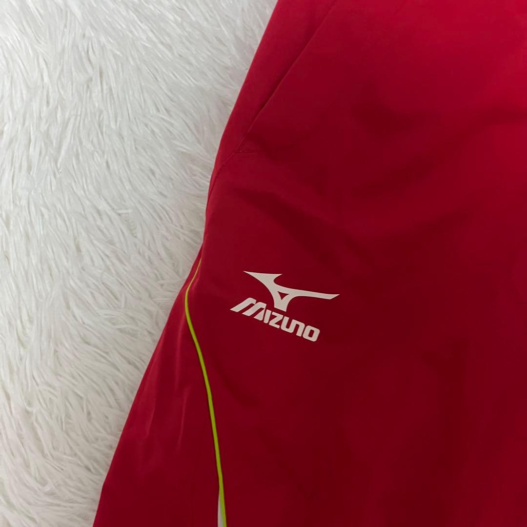 美品 最高級 ミズノ MIZUNO セットアップ スキー ウェア 赤 上下