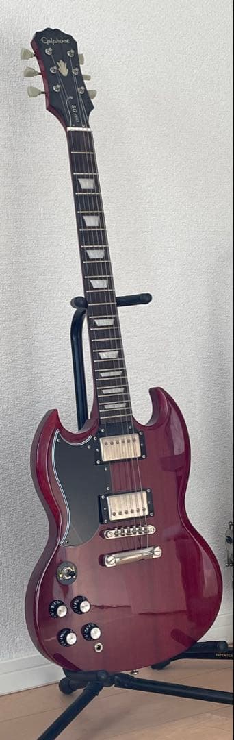 Epiphone SG Pro レフティーレッド、エレキギター