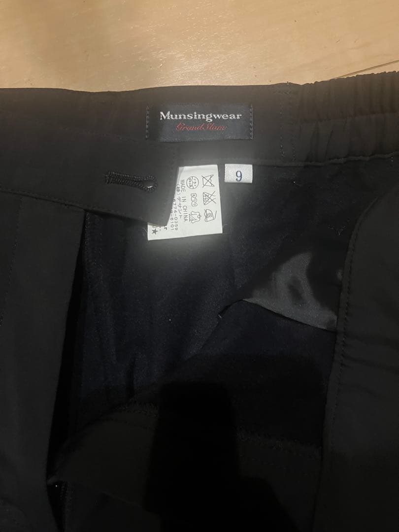マンシングウェア M ゴルフ　パンツ　裏起毛　MUNSINGWEAR