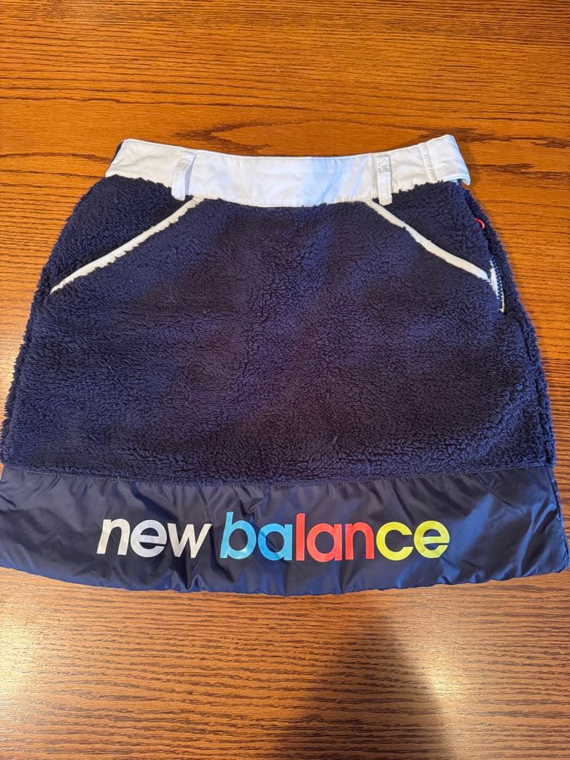 New Balance ゴルフ レディース ボア パーカースカート上下セット防寒