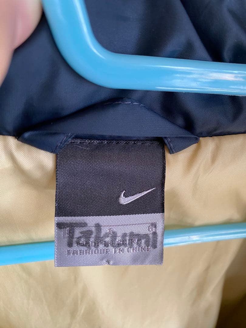 Nike ベンチコート トータル90 L 黒/黄色