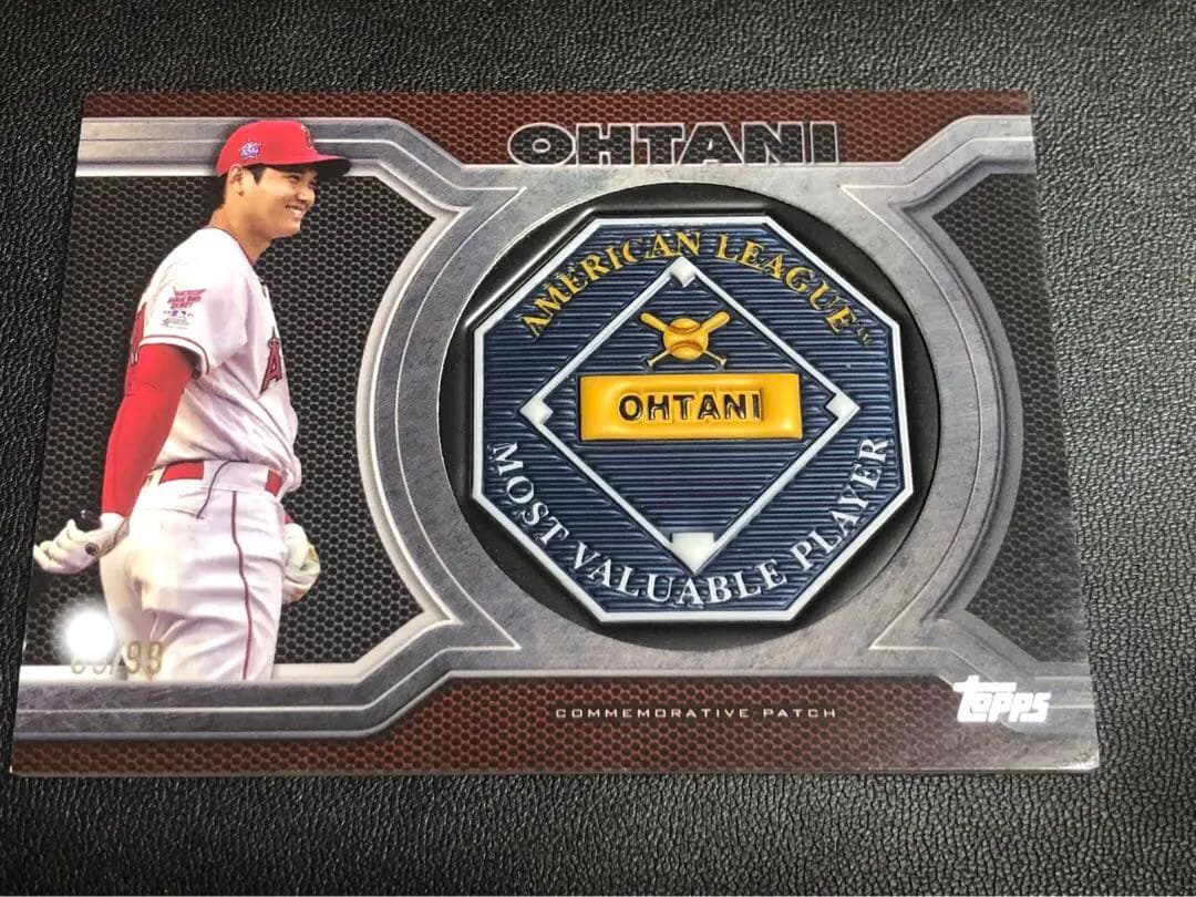topps 2022 大谷翔平　MVPR パッチカード