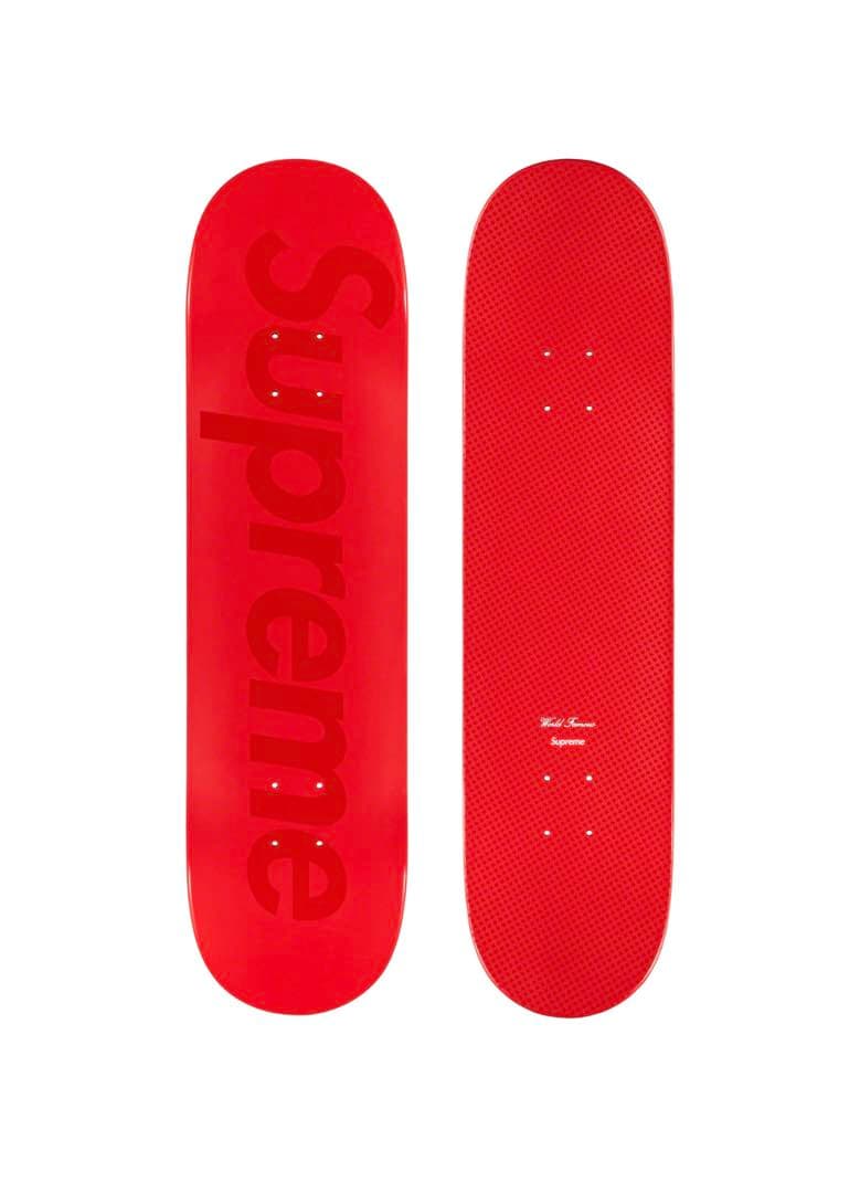 スケートボード supreme tonal box logo skate board