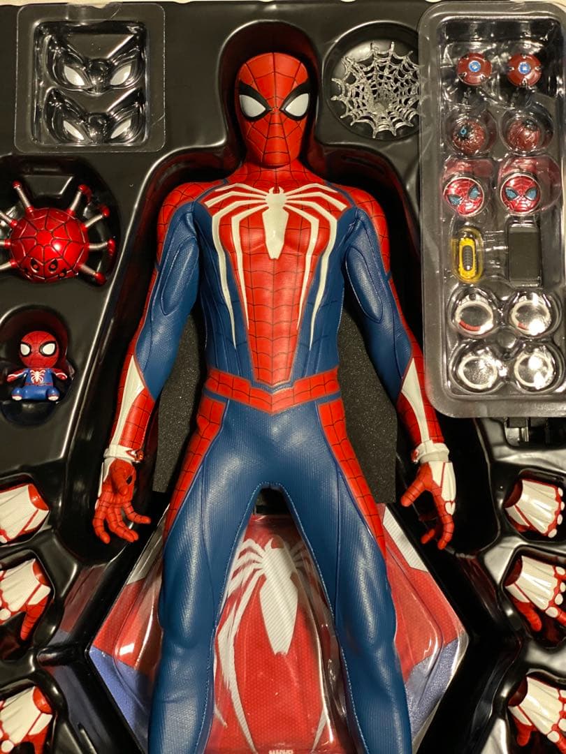 ホットトイズ スパイダーマン アドバンスドスーツ マイルスモラレス セット