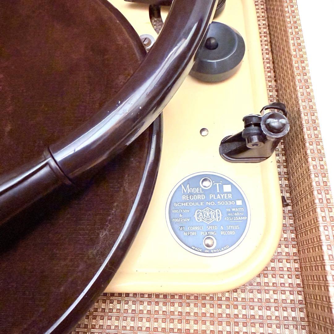 【希少】GARRARD Model T レコードプレーヤー