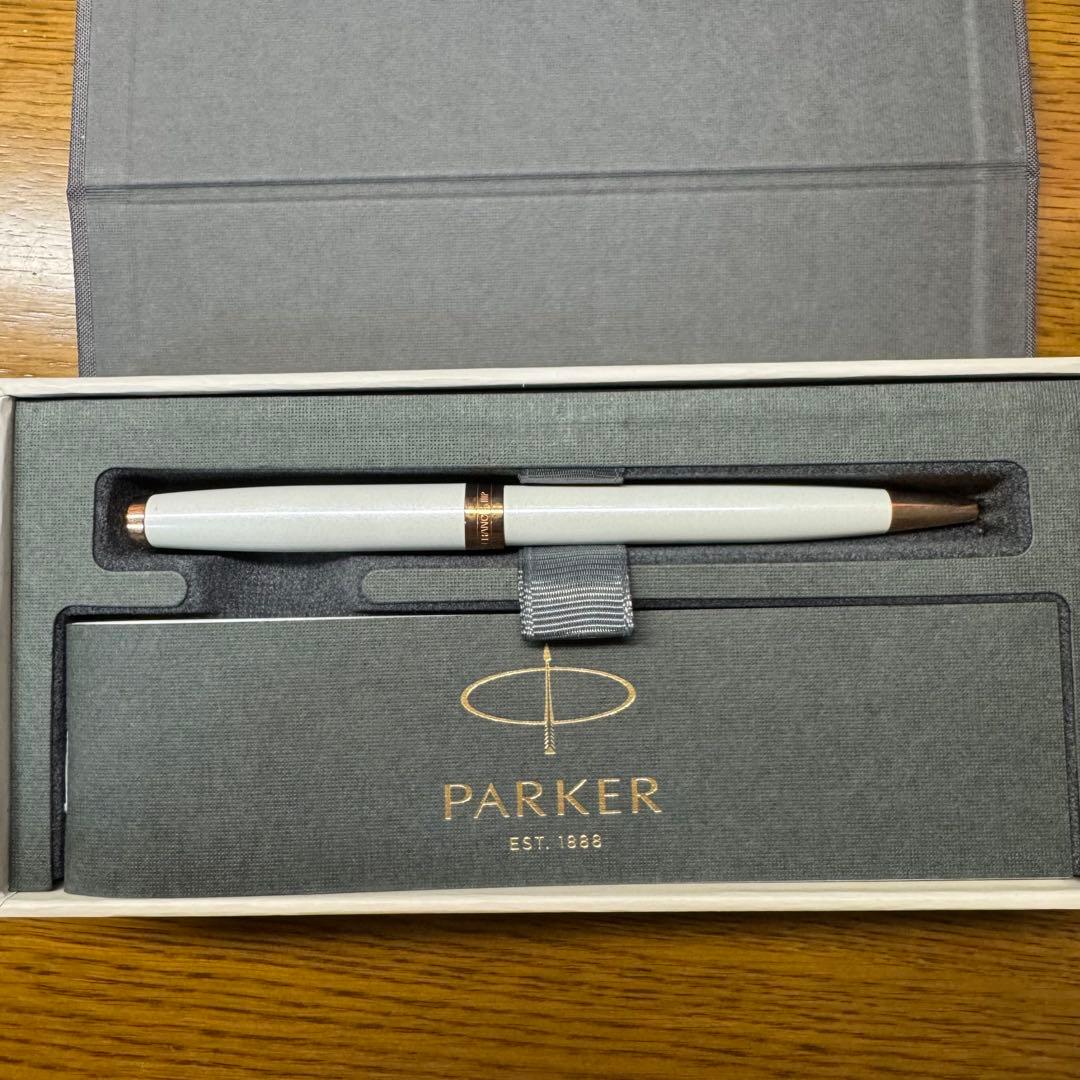 PARKER SONNET ホワイトボールペン