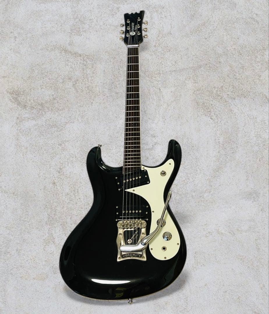 （美品）Mosrite Excellent 65 黒雲製作所 ブラック色