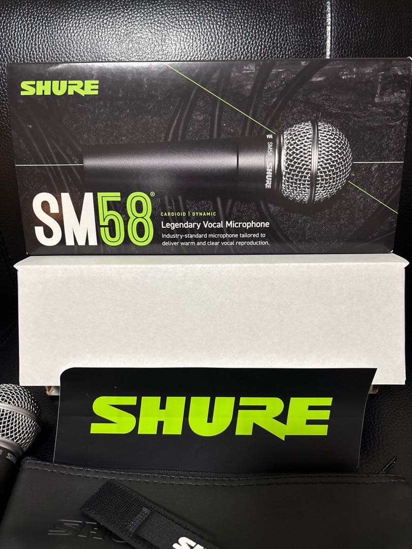 SHURE SM58 ダイナミックマイク 正規品 完品 シュア ゴッパ　極美品