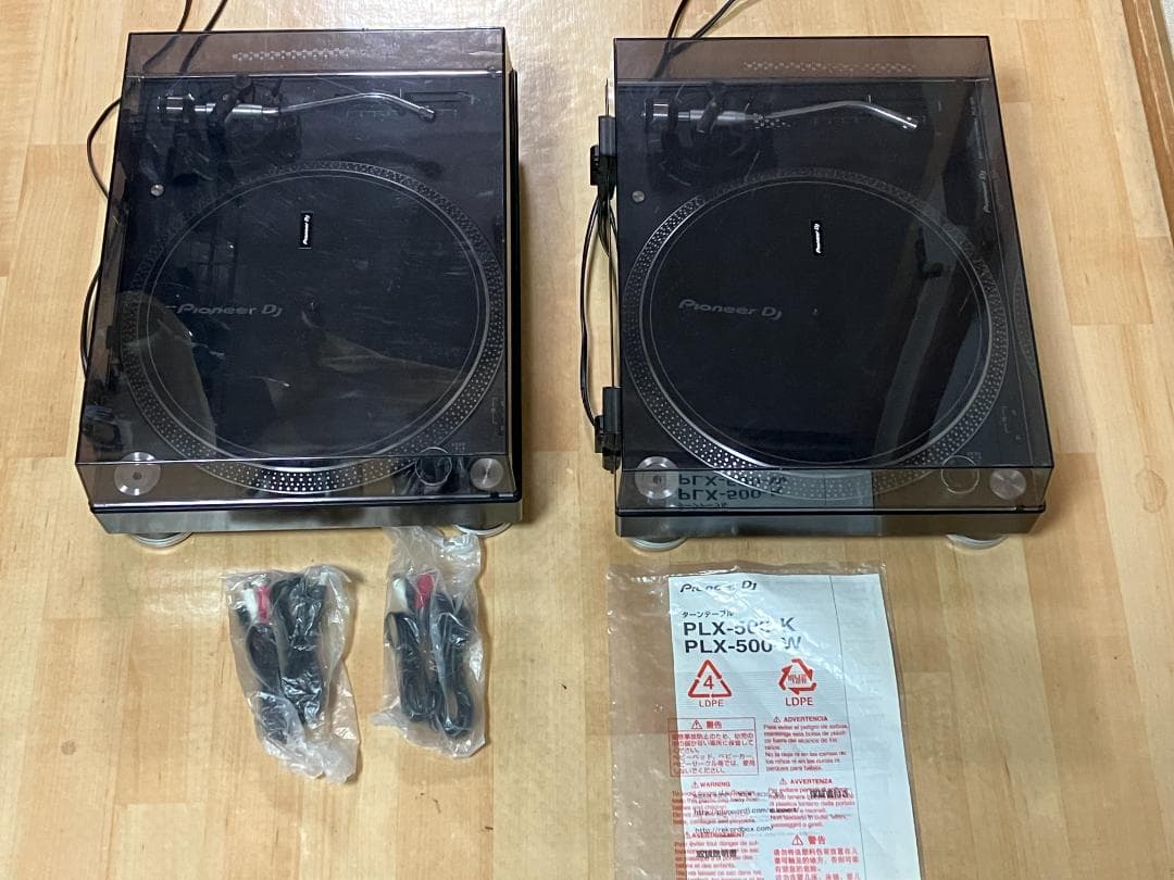 Pioneer DJ ターンテーブル PLX-500 2台セット 【中古】