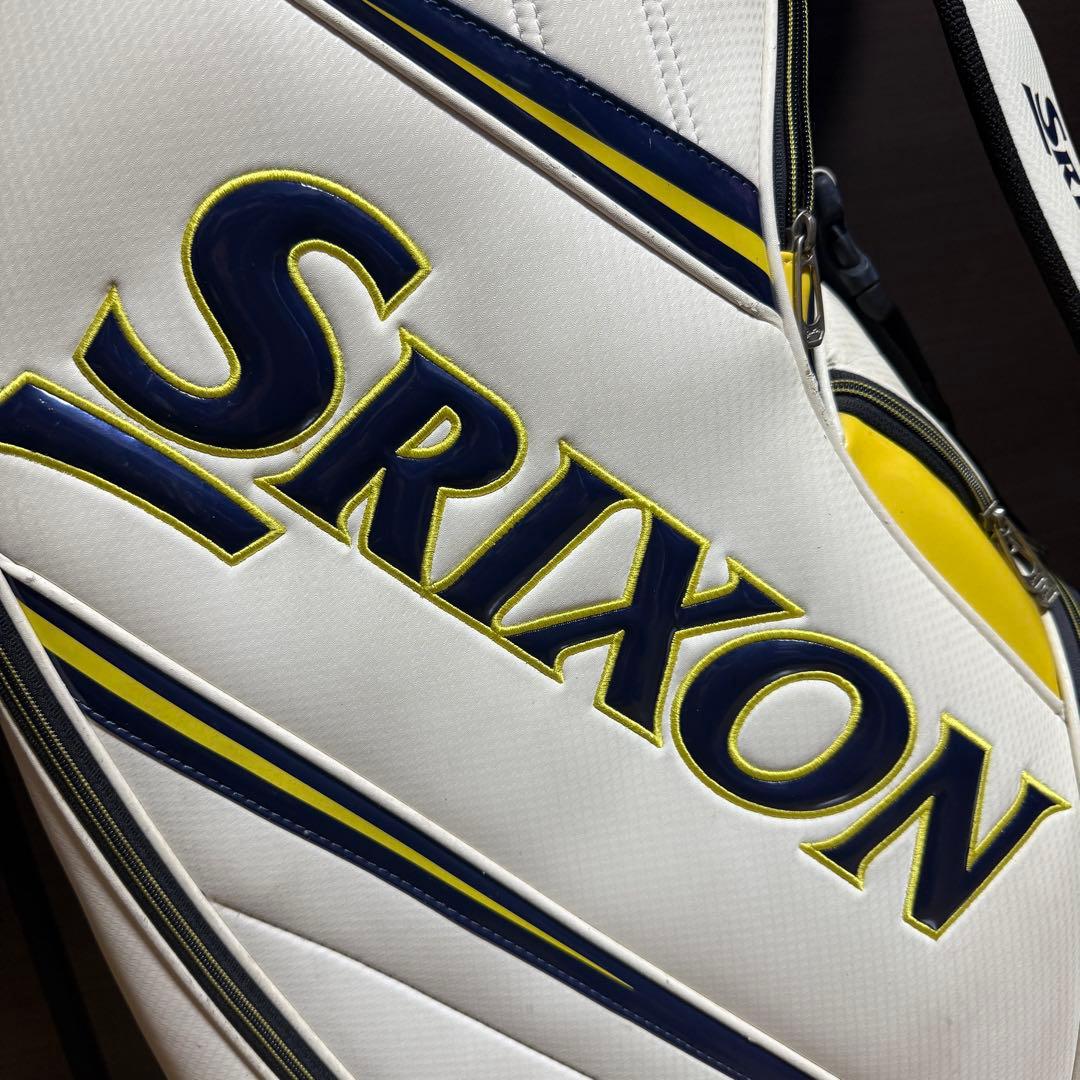 Srixon キャディバッグ ゴルフバッグ ホワイト/ブルー