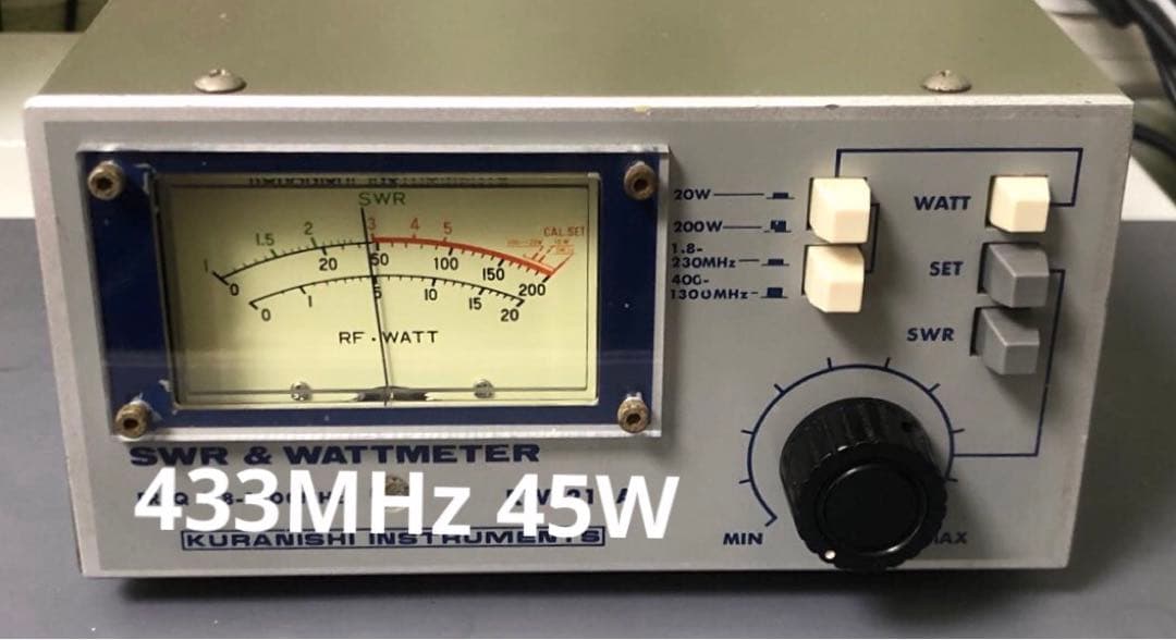 KURANISHI RW-211A SWR&WATTメーター