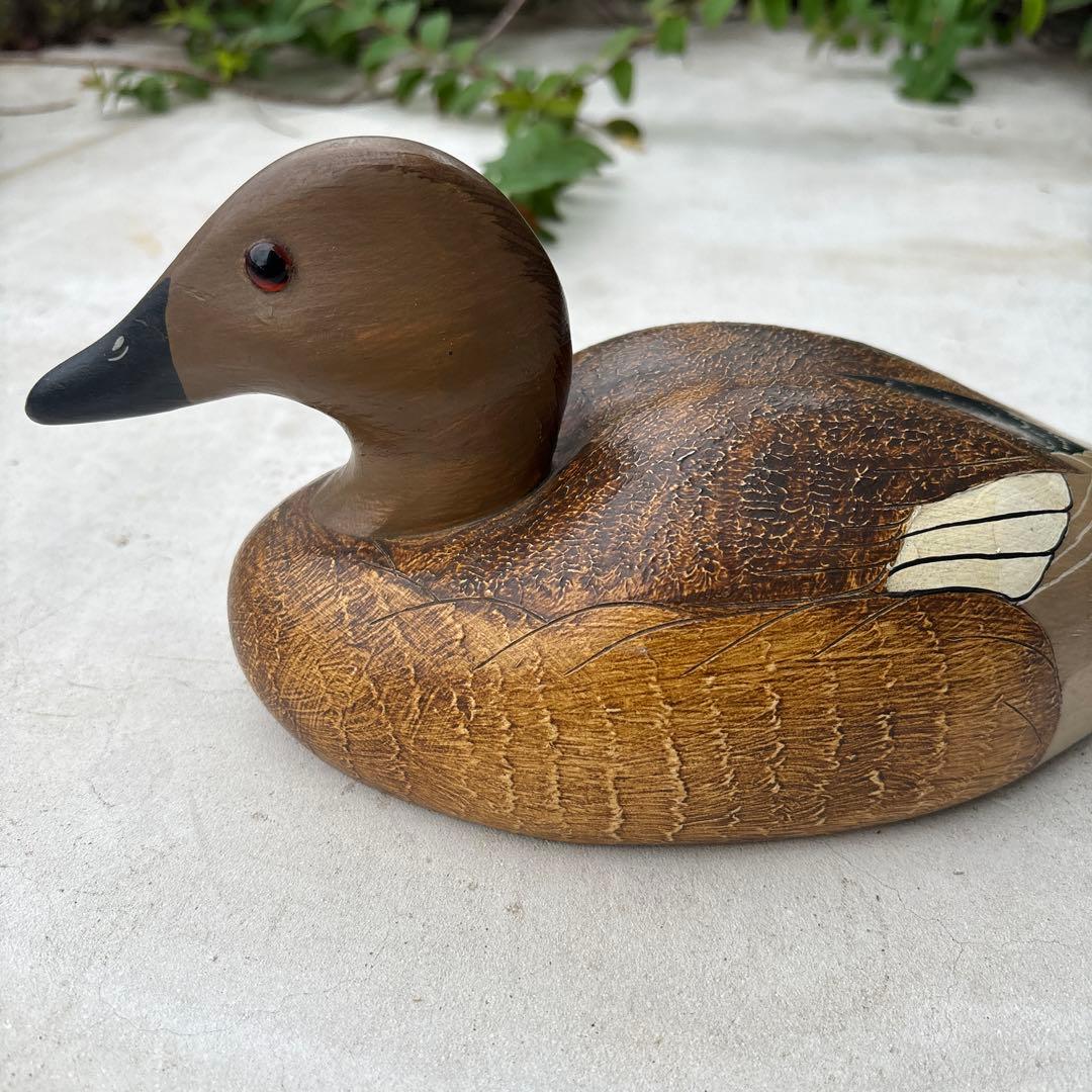 Midy Fowler Decoys カンバスバック ヘン 木製デコイ
