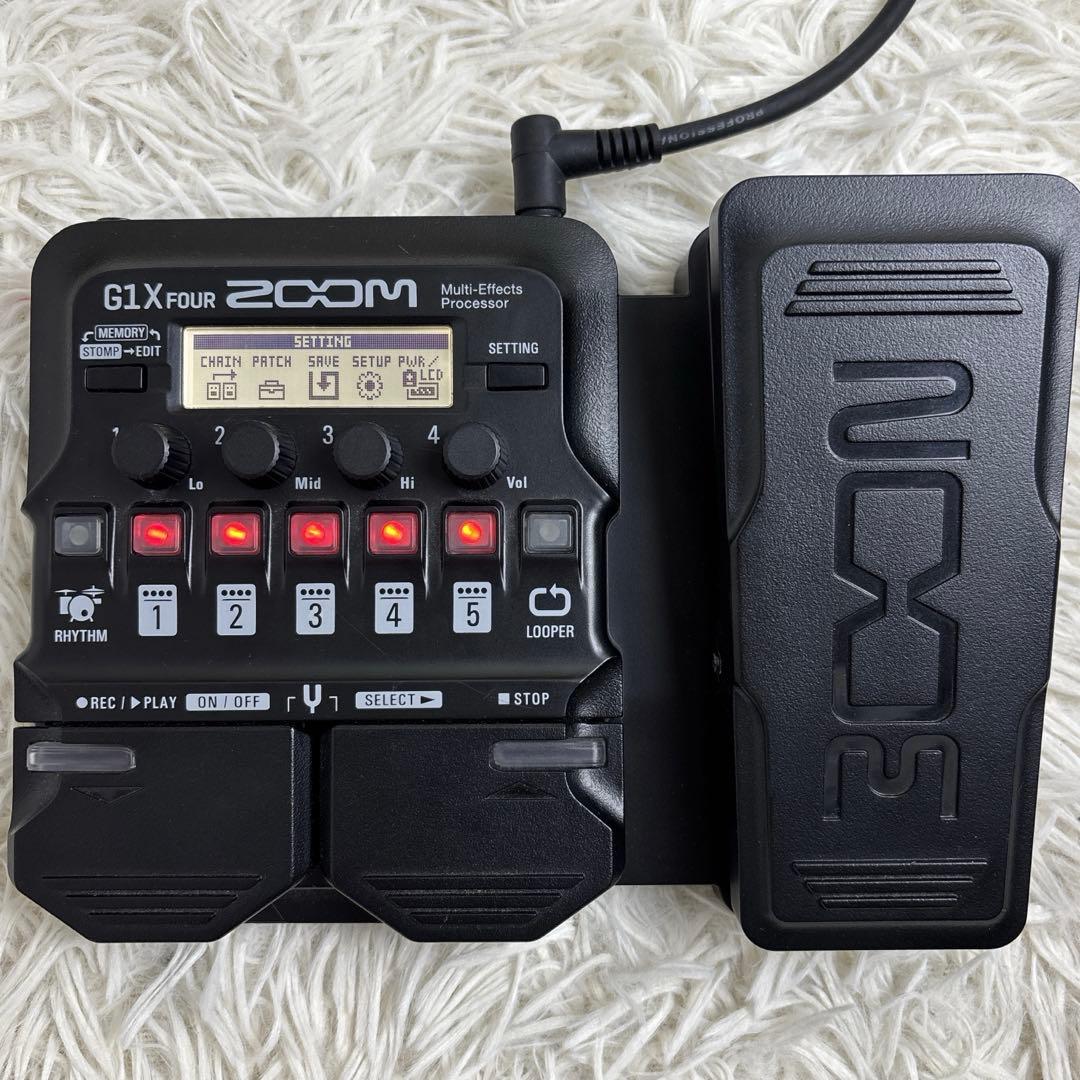 美品✨　ZOOM G1X FOUR ズーム ギター マルチエフェクター