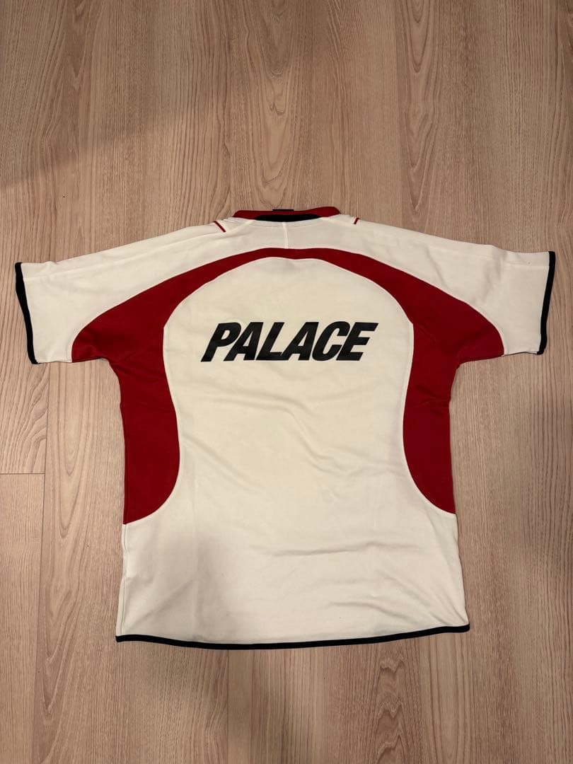 PALACE PRO TEAM サッカージャージMサイズ ホワイト/レッド