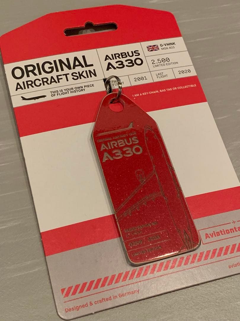 ヴァージンアトランティック エアバス A330 タグ Aviationtag