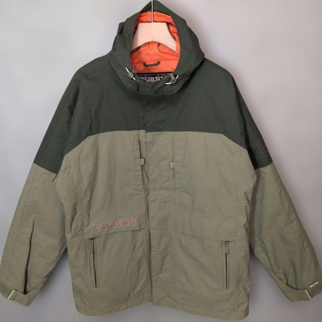 美品 BURTON バートン スノーボードジャケット L カーキ 2トーン