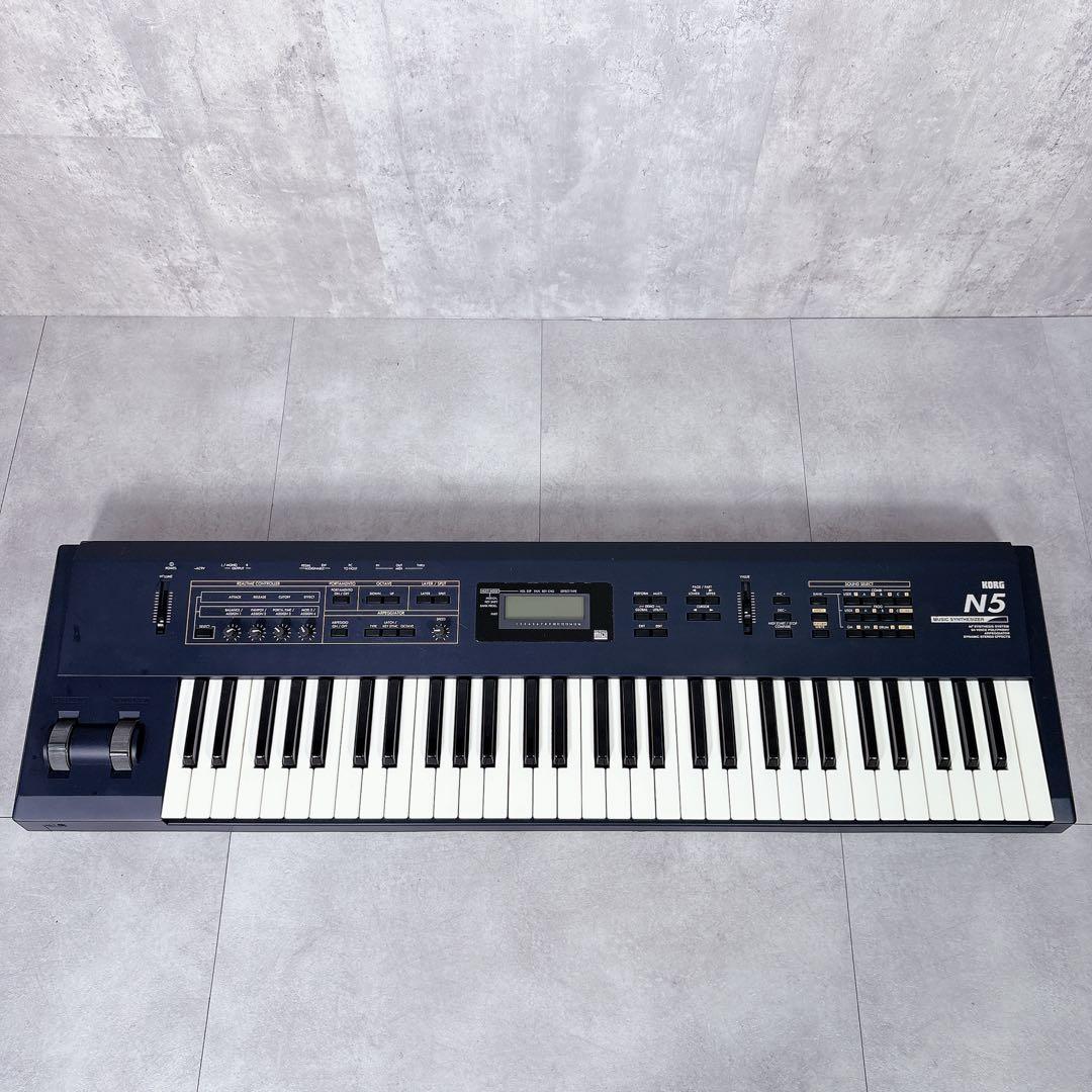 V634 KORG コルグ N5 シンセサイザー キーボード 純正ケース付属