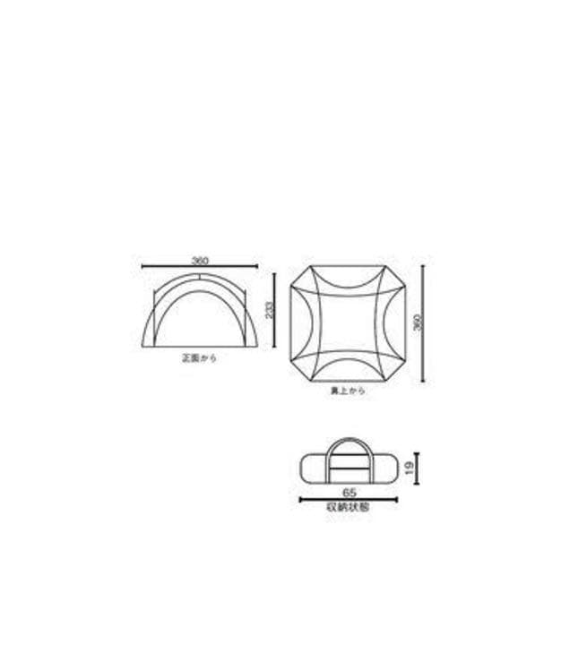 Coleman コールマン　ドームシェルター 360 サイドウォール2枚付