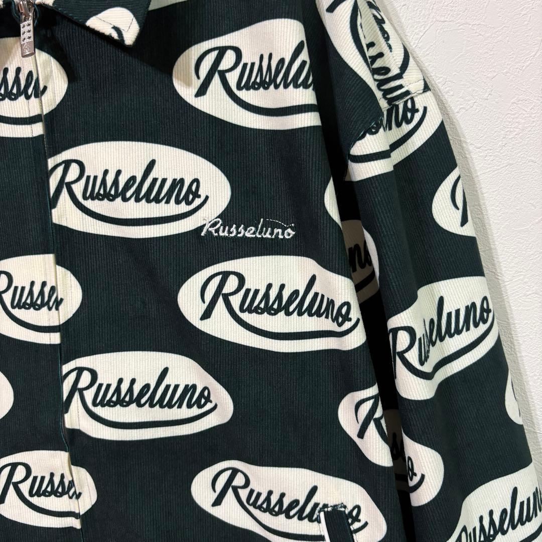 【RUSSELUNO】新品コーデュロイ総ロゴジャケットパンツ上下セット　Ｌ