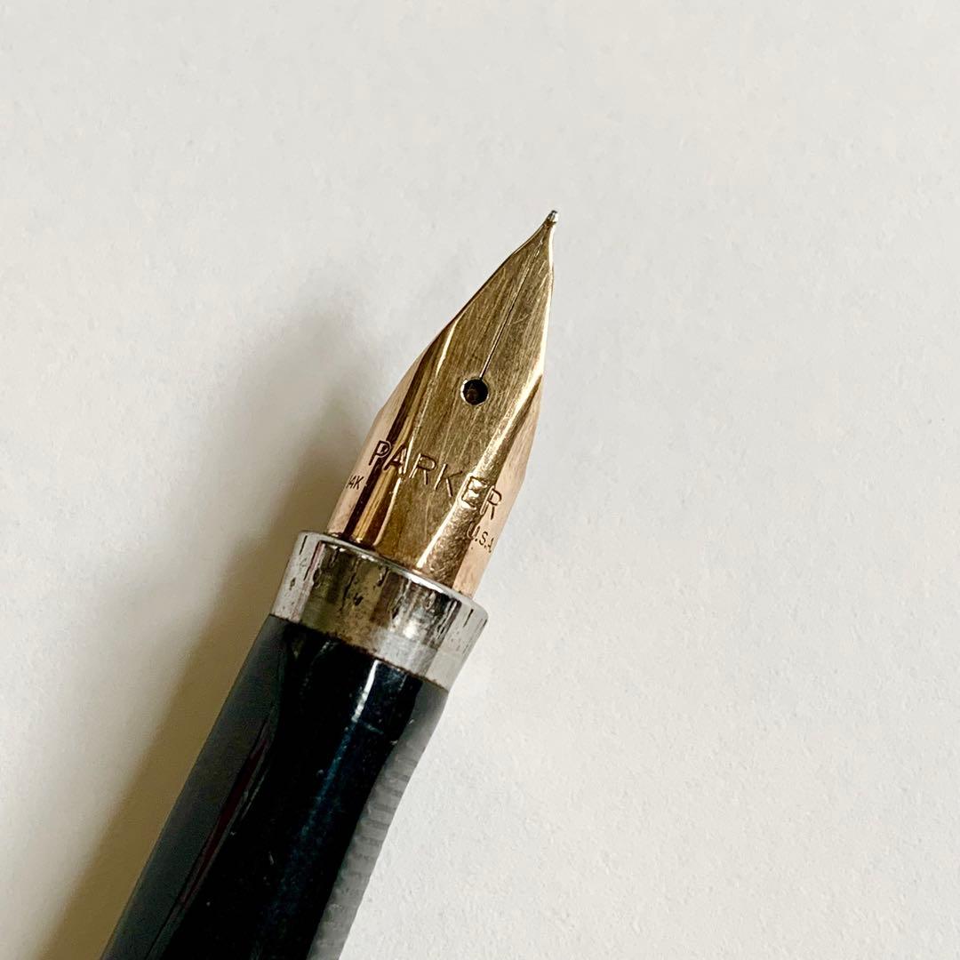 Parker 75 シズレ 刻印あり K14 スターリングシルバー 万年筆