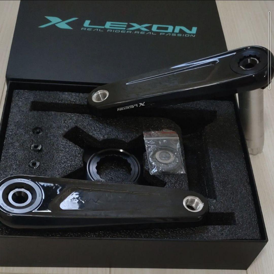 値下げ【美品】LEXON 自転車 クランクセット ブラック