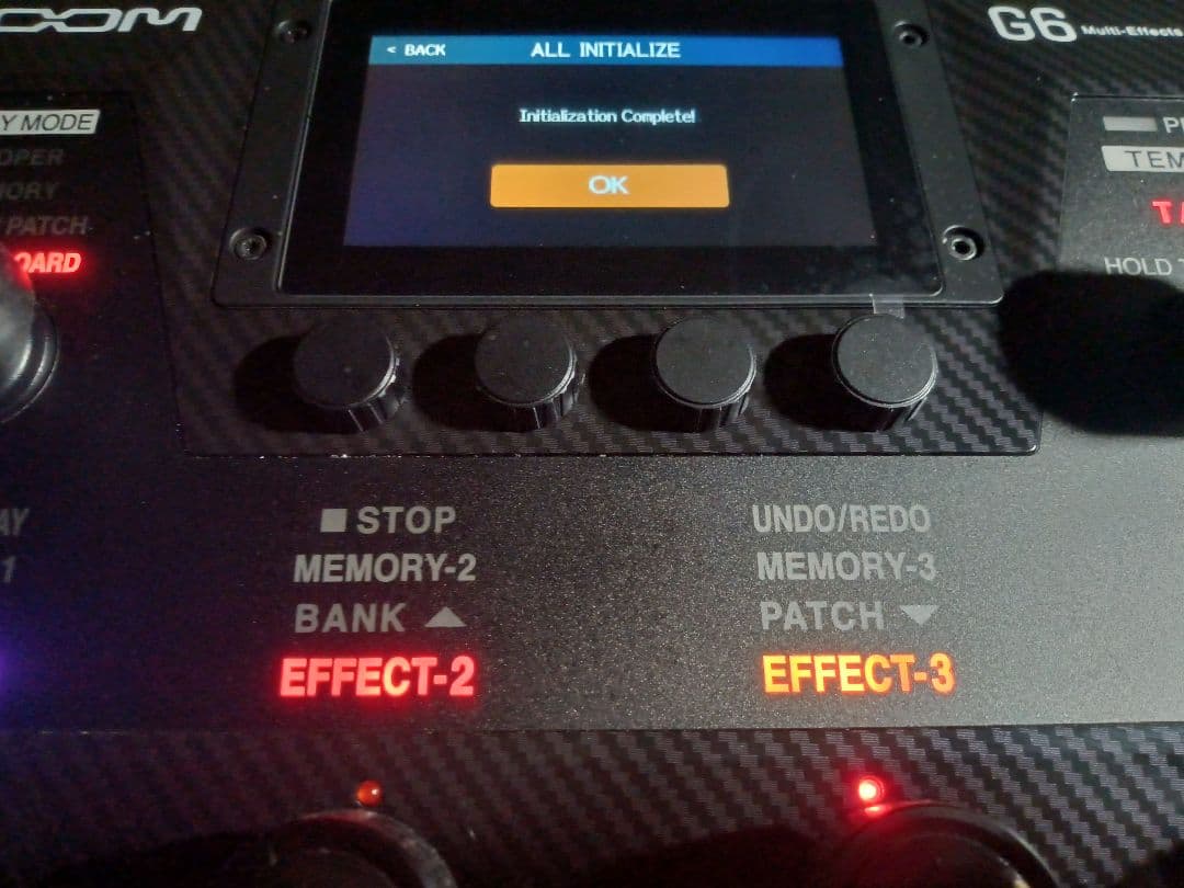 今だけ！Zoom G6 ギターエフェクター 室内のみ使用　美品！