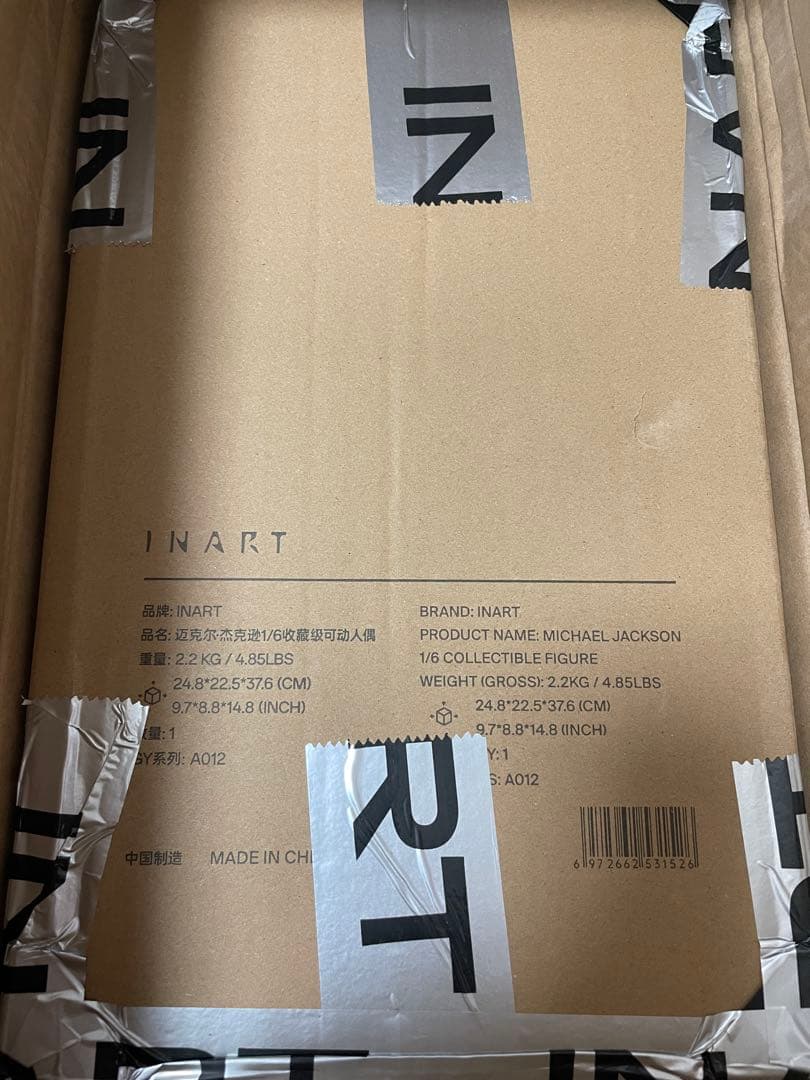 INART 1/6 Michael 素体植毛 目が動けるヘッドセット A012