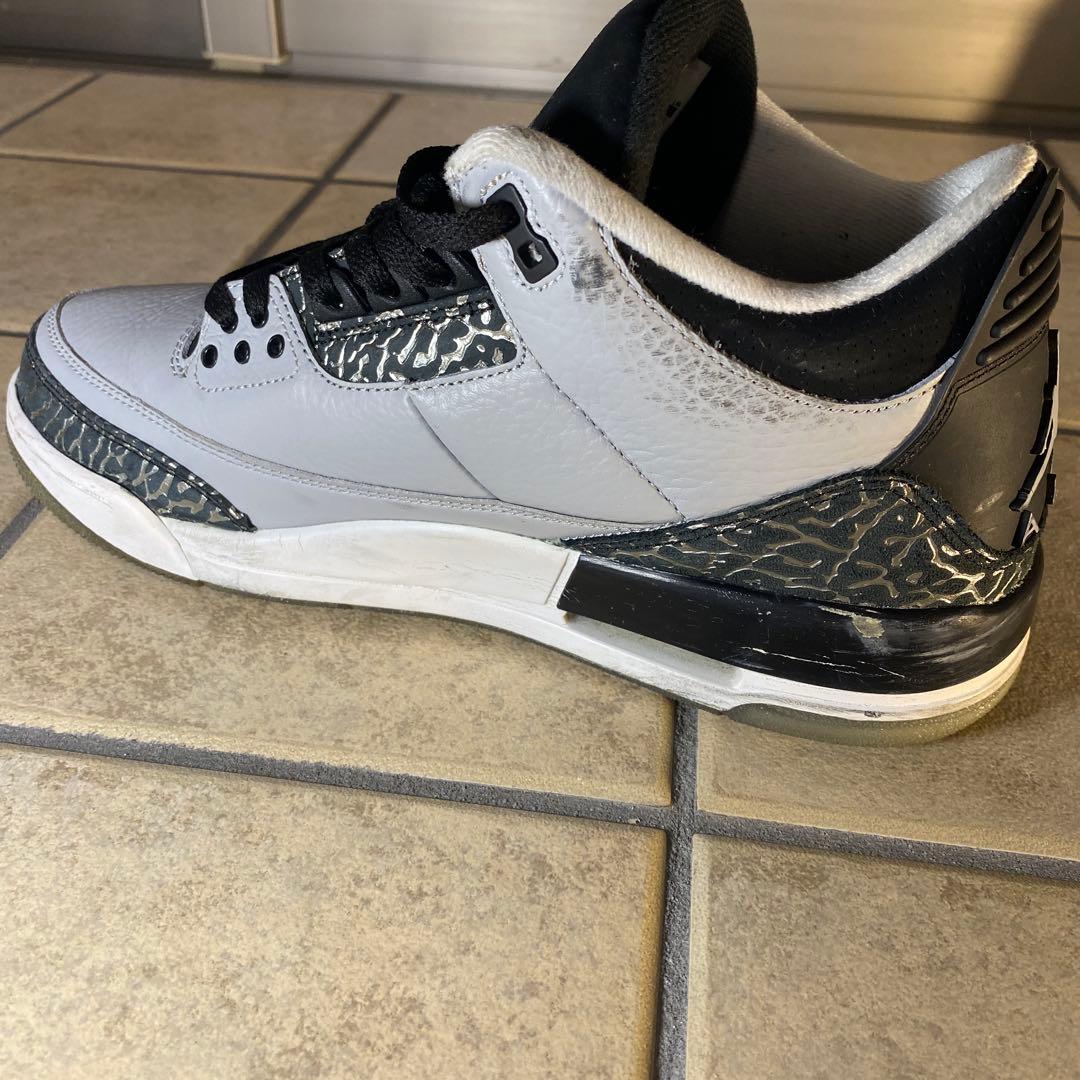 シューズ(男性用) Nike Air Jordan 3 Retro \"Wolf Grey\"